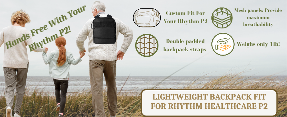 o2totes Rhythm Healthcare P2 Backpack w/Storage - Black