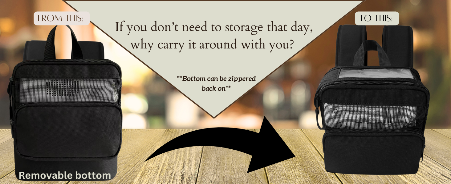 o2totes Rhythm Healthcare P2 Backpack w/Storage - Black