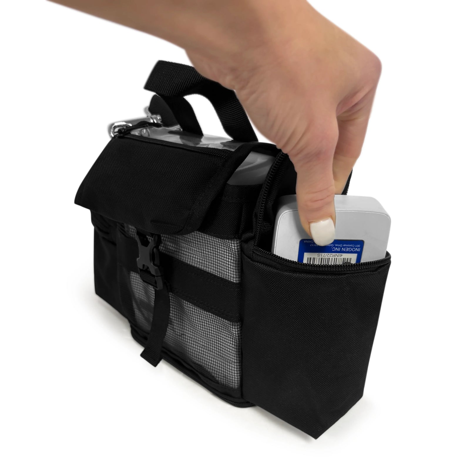Inogen One G4/Inogen Rove 4 Carry Bag w/Pockets - Black by o2totes wit