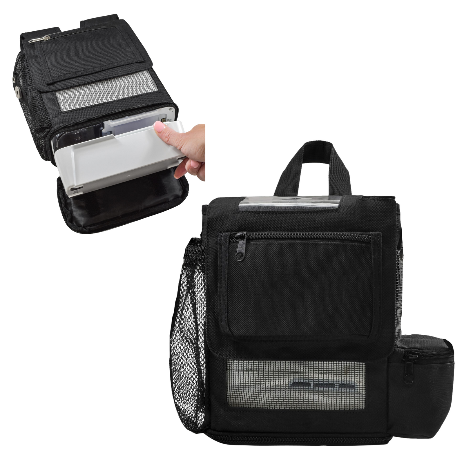 o2totes Inogen One G5 & Inogen Rove 6 Lightweight Backpack in black; S