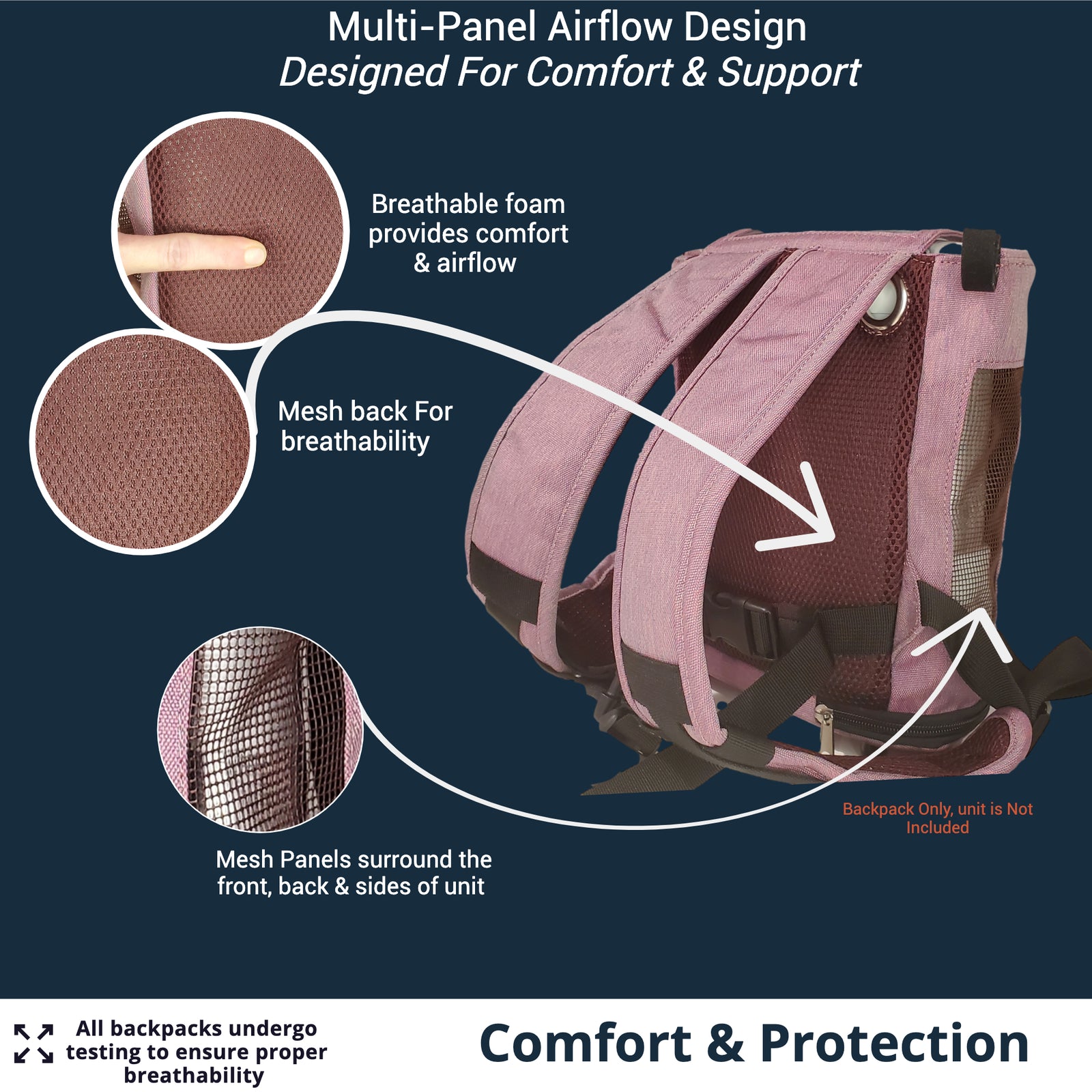 Inogen One G3 Ultra Lightweight Backpack - Mulberry